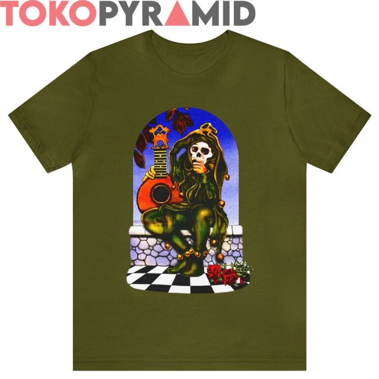 90s Vintage Grateful Dead Jester And Rose Shirt - TokoPyramid