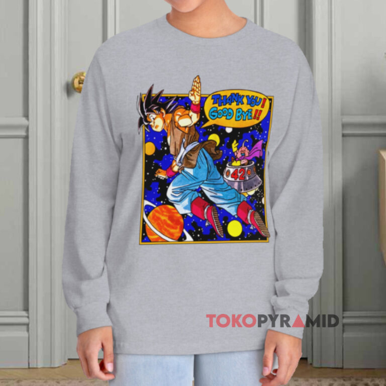 Akira Toriyama Dragon Ball Goku Thank You Goodbye Shirt - TokoPyramid