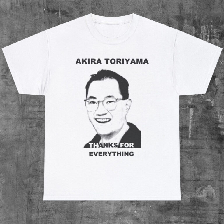 Akira Toriyama Thank You Everything Shirt - TokoPyramid