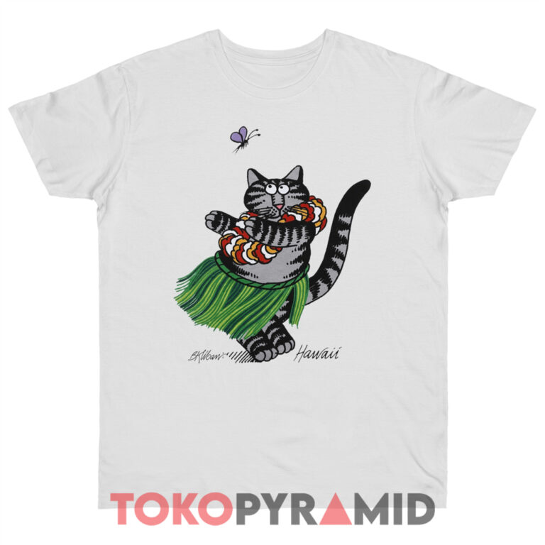 B. Kliban Cat Hula Hawaii Shirt - TokoPyramid