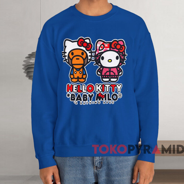 Bape x Hello Kitty Baby Milo T-shirt - TokoPyramid