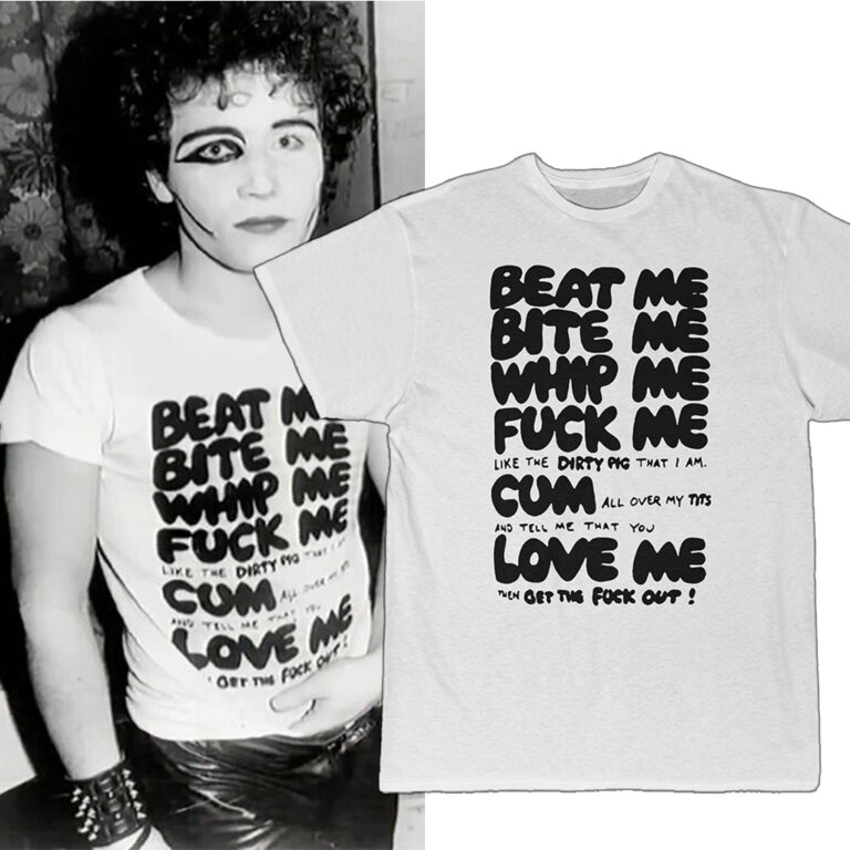 Beat Me Bite Me Whip Me Shirt Adam Ant And Siouxsie - TokoPyramid