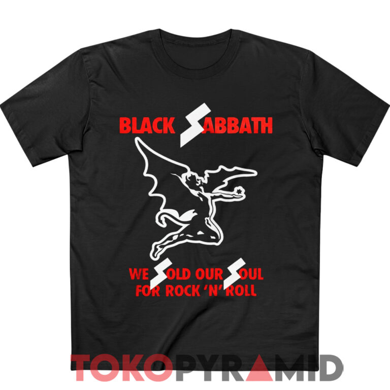 Black Sabbath We Sold Our Soul Shirt - TokoPyramid