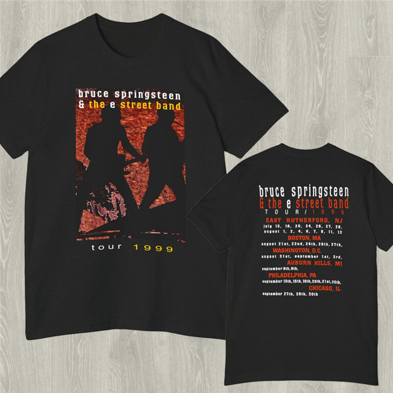 Bruce Springsteen Tour 1999 Shirt 2-sided - TokoPyramid