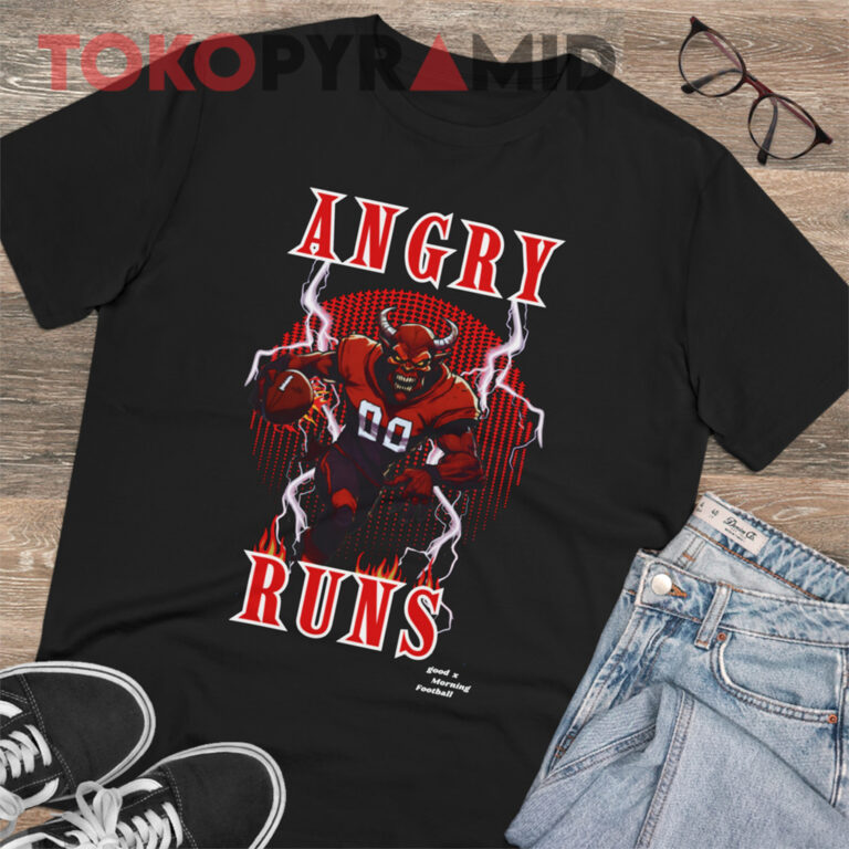Demon Angry Runs Shirt 2023 Good Morning Football - TokoPyramid