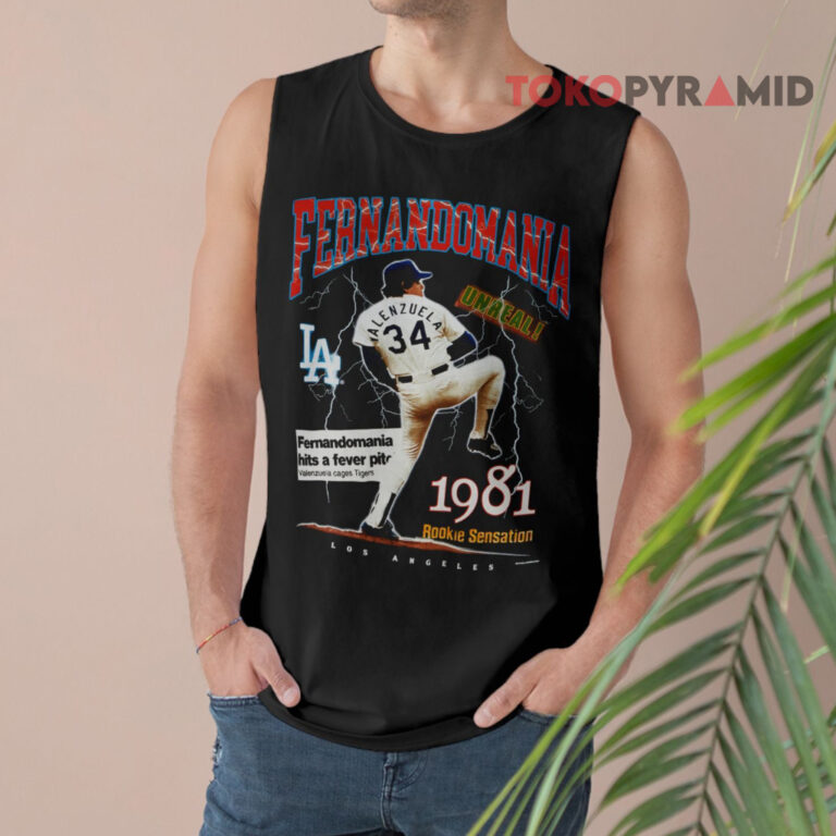 Fernando Valenzuela LA Dodgers Fernandomania Shirt - TokoPyramid