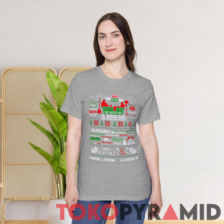Friends TV Show Ugly Christmas Sweatshirt - TokoPyramid