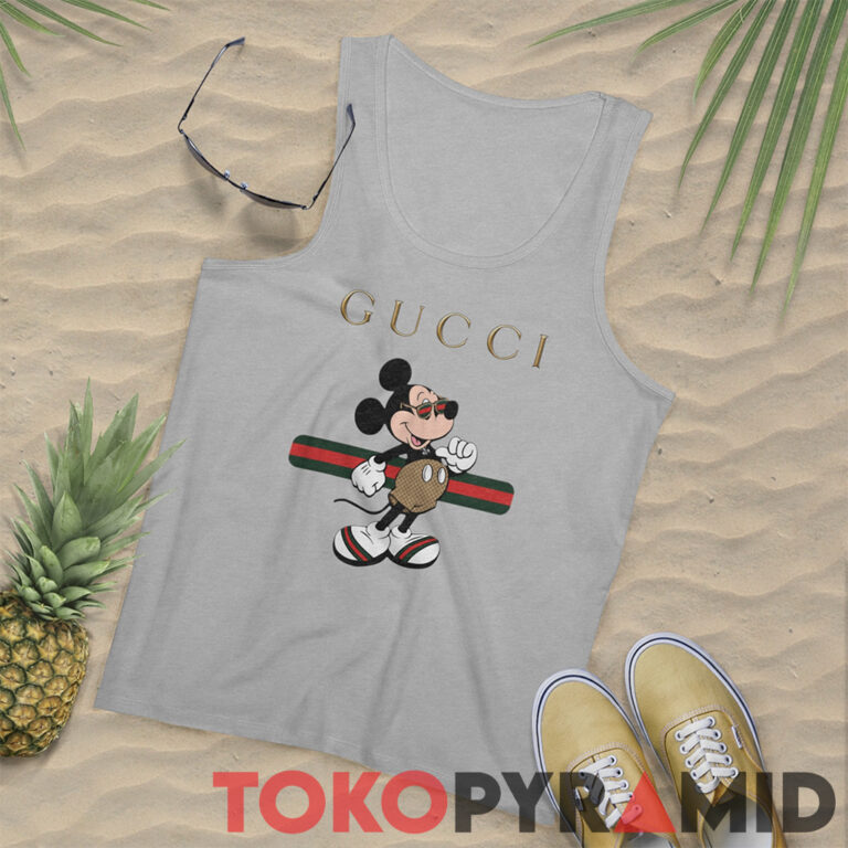 Gucci Stripe Mickey Mouse Stay Stylish Shirt - TokoPyramid