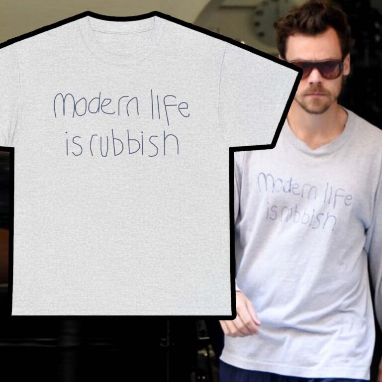 Harry Styles Modern Life Is Rubbish T-shirt - TokoPyramid