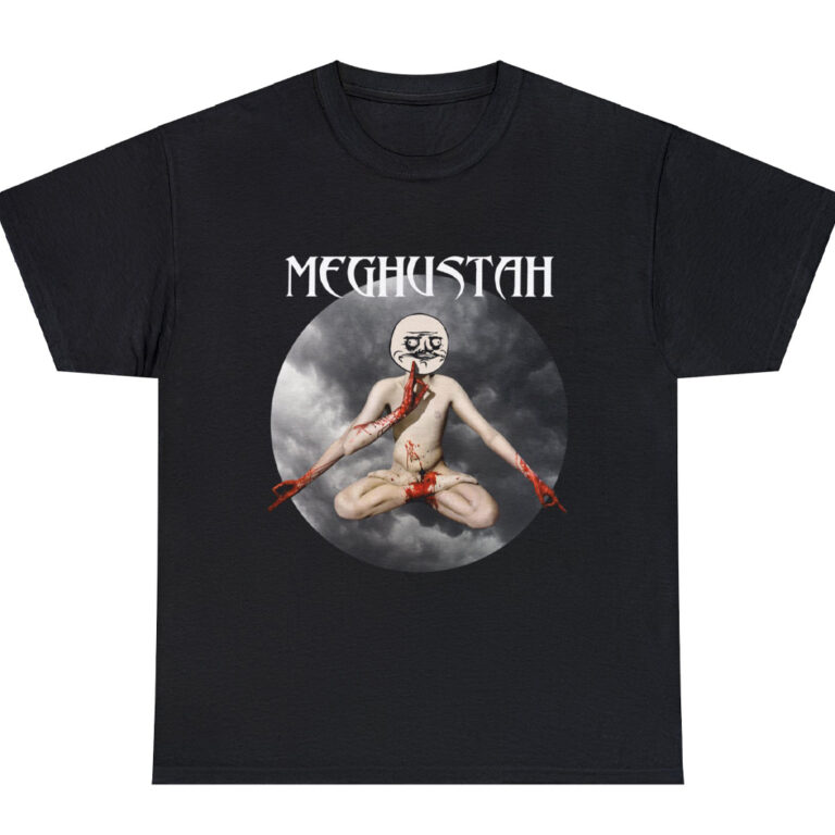 Meghustah Meshuggah x Me Gusta Meme Obzen Rock T-shirt - TokoPyramid