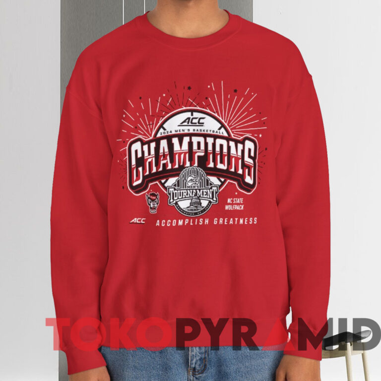 NC State Wolfpack 2024 ACC Champions Locker Room Shirt - TokoPyramid