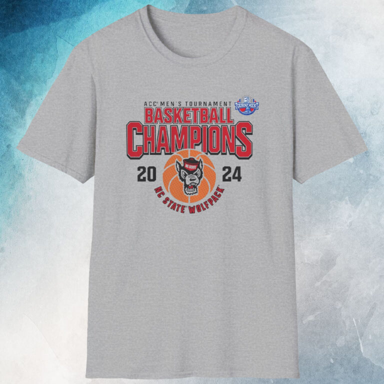 NC State Wolfpack 2024 ACC Men's Basketball Champions Shirt - TokoPyramid