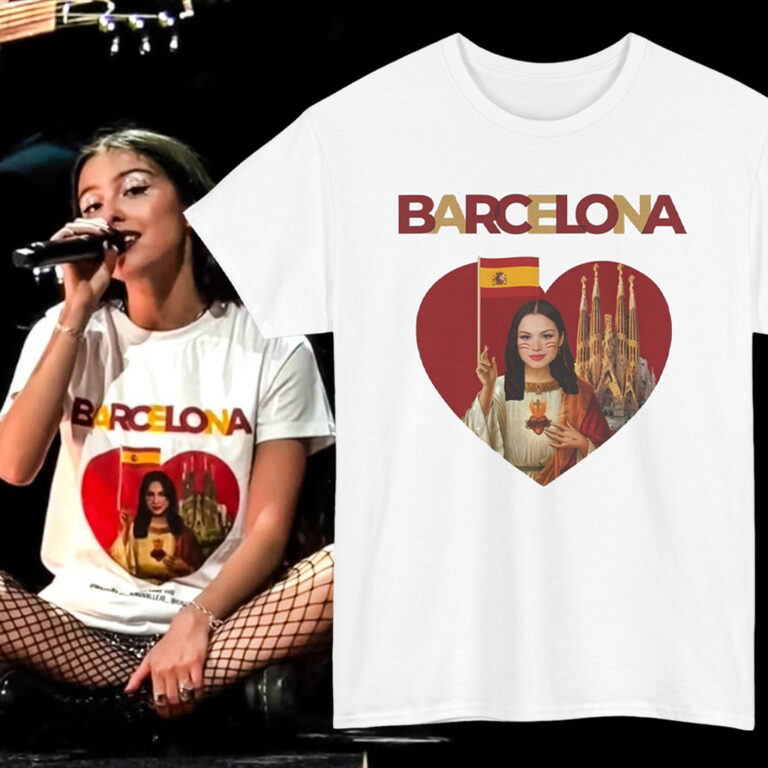 Olivia Rodrigo Jesus Shirt Olivia Rodrigo Barcelona Shirt - TokoPyramid
