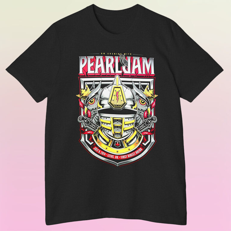 Pearl Jam 2014 Leeds First Direct Arena Shirt - TokoPyramid