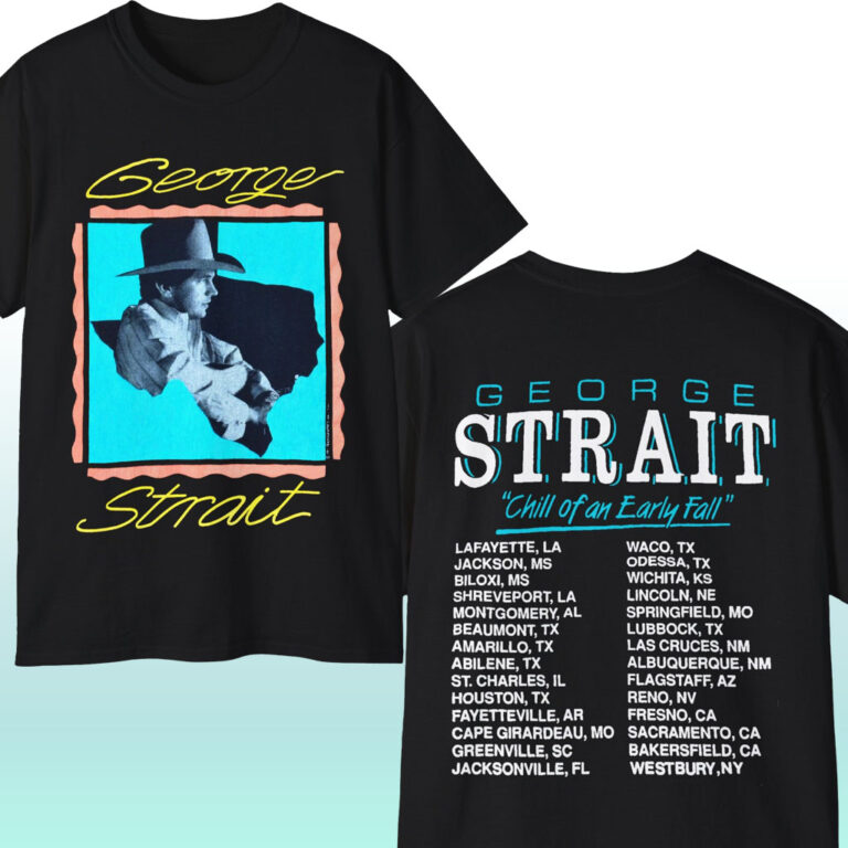 Rare Vintage 1991 George Strait Tour Shirt Chill Of An Early Fall ...