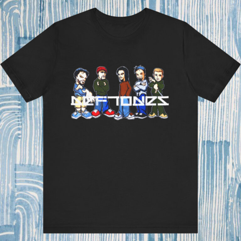 Rare Vintage Deftones Band Cartoon T-shirt - TokoPyramid