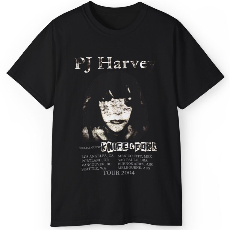 Rare Vintage PJ Harvey 2004 Tour Shirt - TokoPyramid