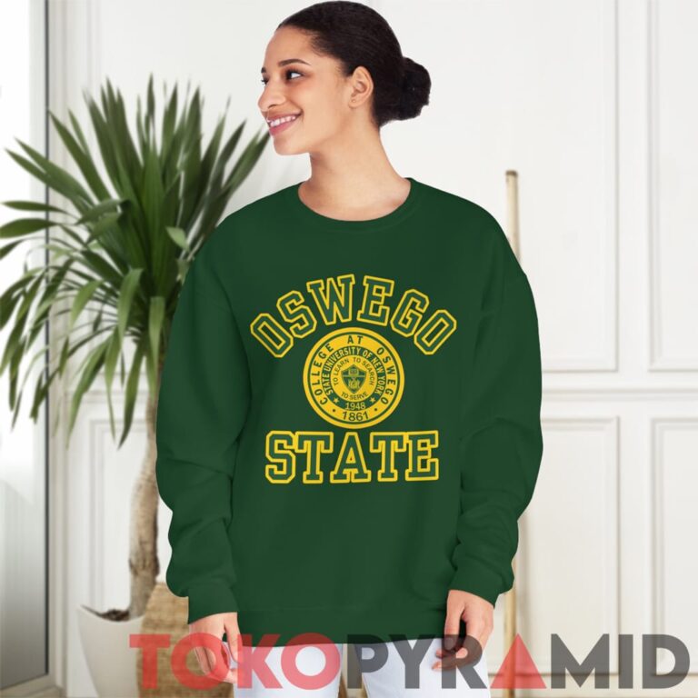Rare Vintage State University Of New York 1990s SUNY Oswego Sweatshirt - TokoPyramid