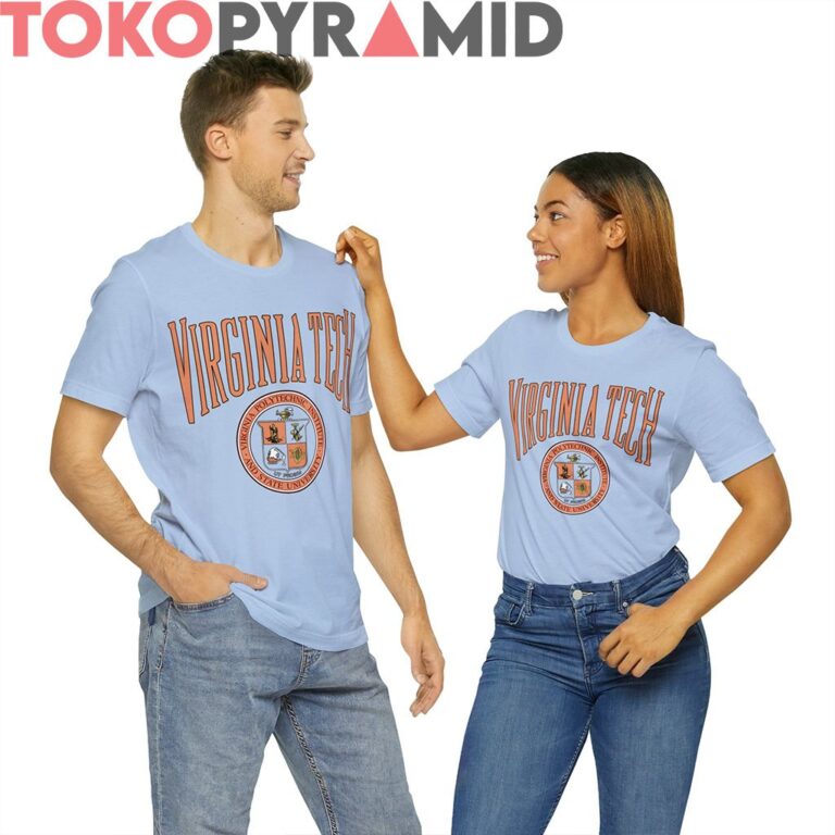 Rare Vintage Virginia Tech University Logo Sweatshirt - TokoPyramid