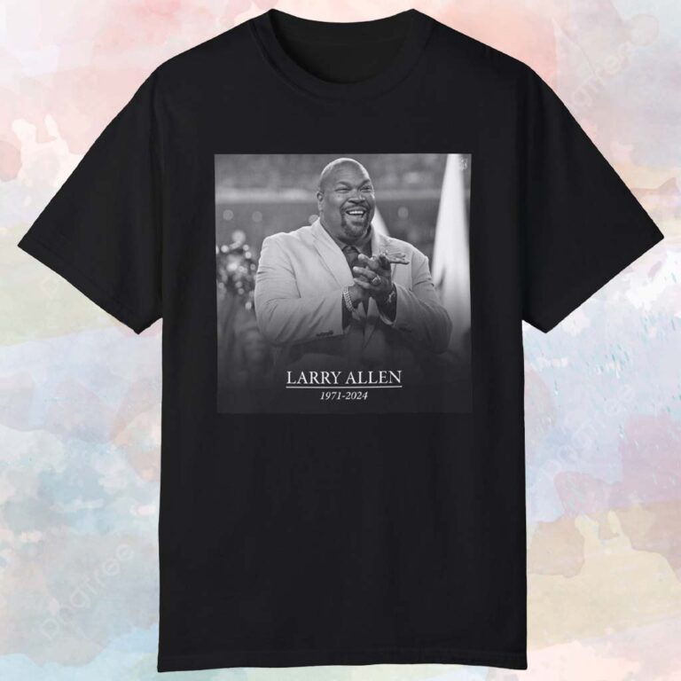 RIP Larry Allen 1971 2024 Dallas Cowboys Shirt - TokoPyramid