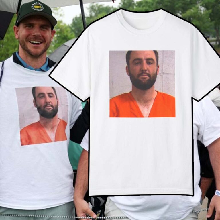 Scottie Scheffler Mugshot Shirt - TokoPyramid