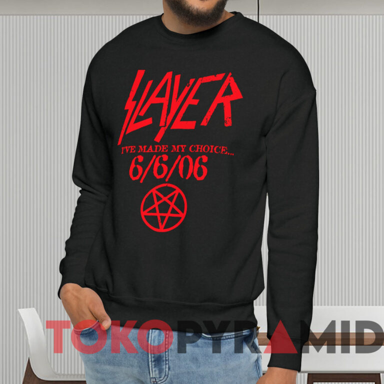 Slayer 666 I've Made My Choice T-shirt - TokoPyramid