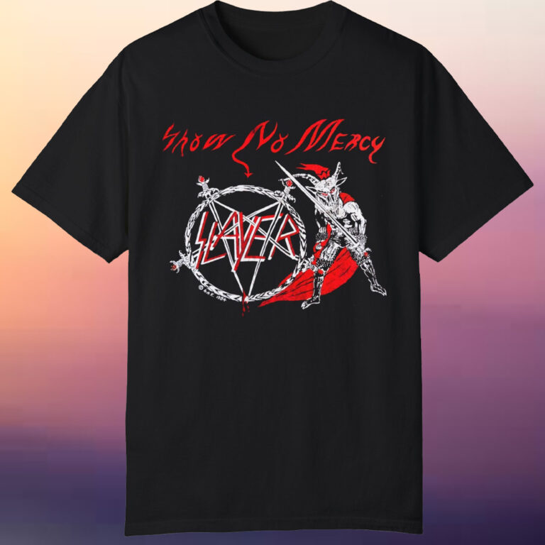 Slayer Show No Mercy T-shirt - TokoPyramid