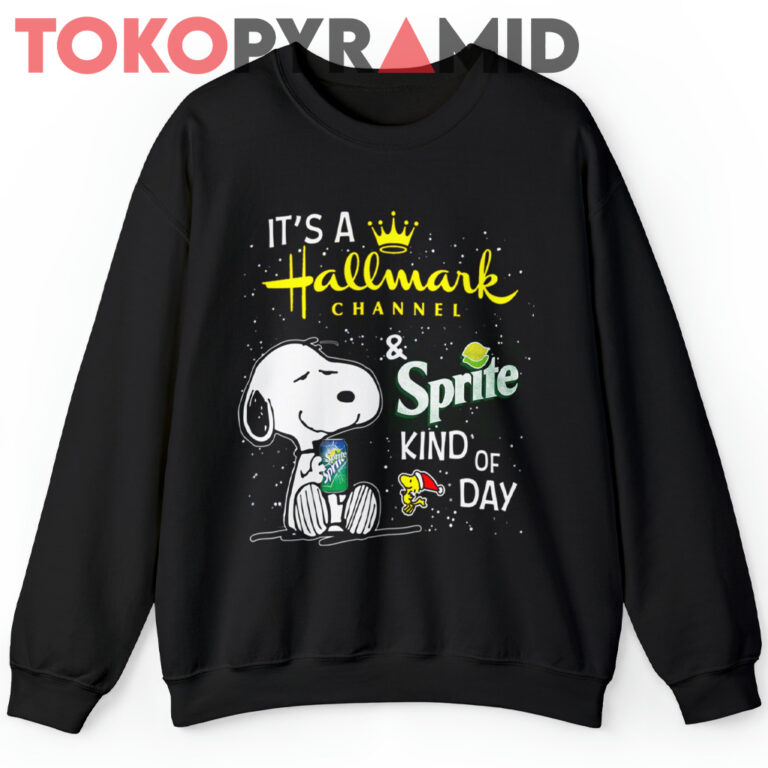 Snoopy Its A Hallmark Channel And Sprite Kind Of Day Sweatshirt ...