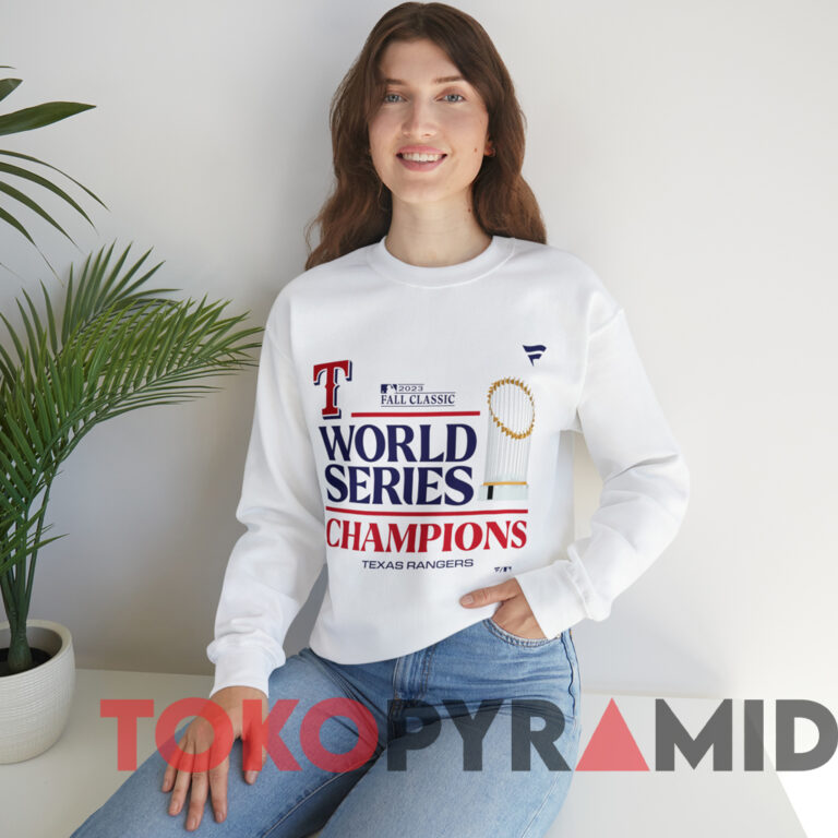Texas Rangers 2023 World Series Champions Locker Room T-shirt - TokoPyramid