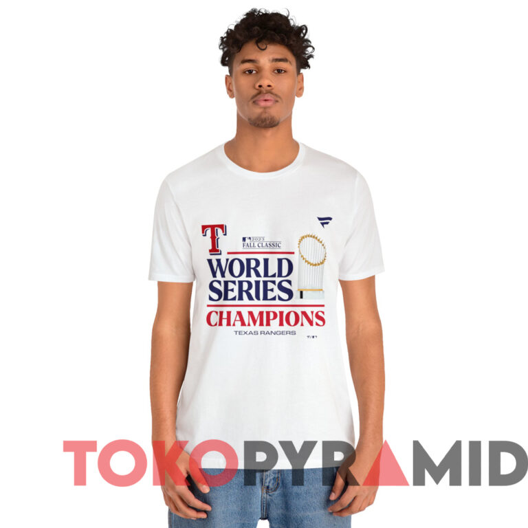 Texas Rangers 2023 World Series Champions Locker Room T-shirt - TokoPyramid
