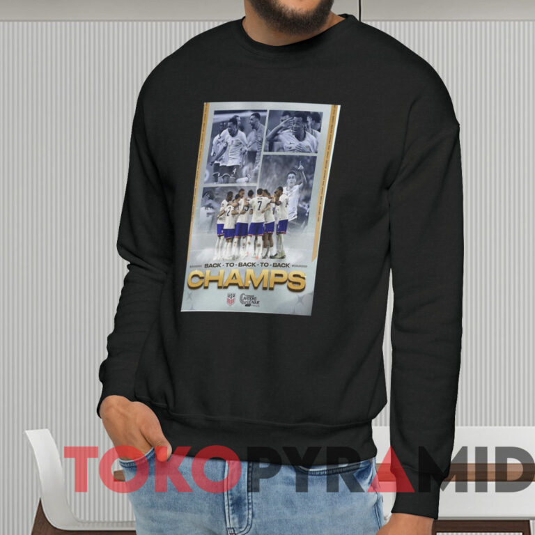 Three In A Row The USMNT Concacaf Nations League Champion Shirt ...