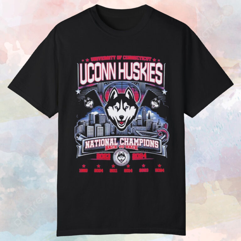 Uconn Huskies University Of Connecticut National Champions 2024 Back To ...