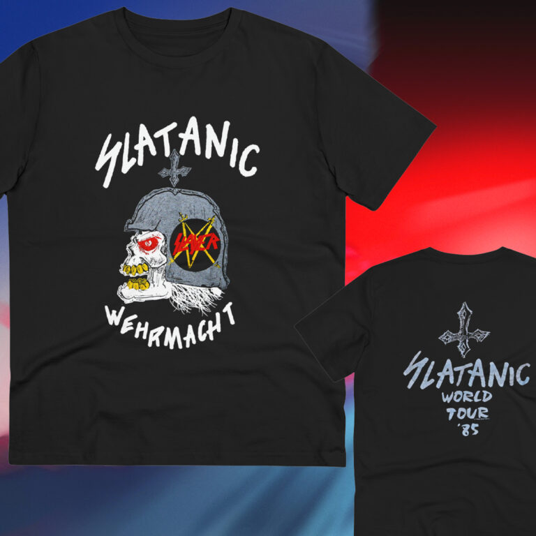 Vintage 1985 Slayer Slaytanic Wehrmacht Tour T-shirt - TokoPyramid