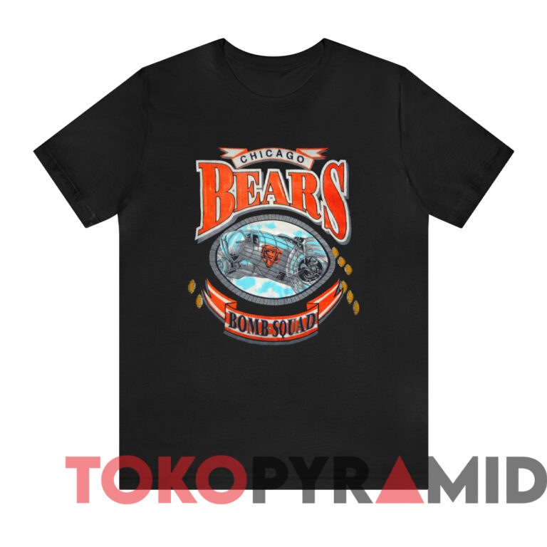 Vintage 1991 Chicago Bears Bomb Squad NFL T-shirt - TokoPyramid