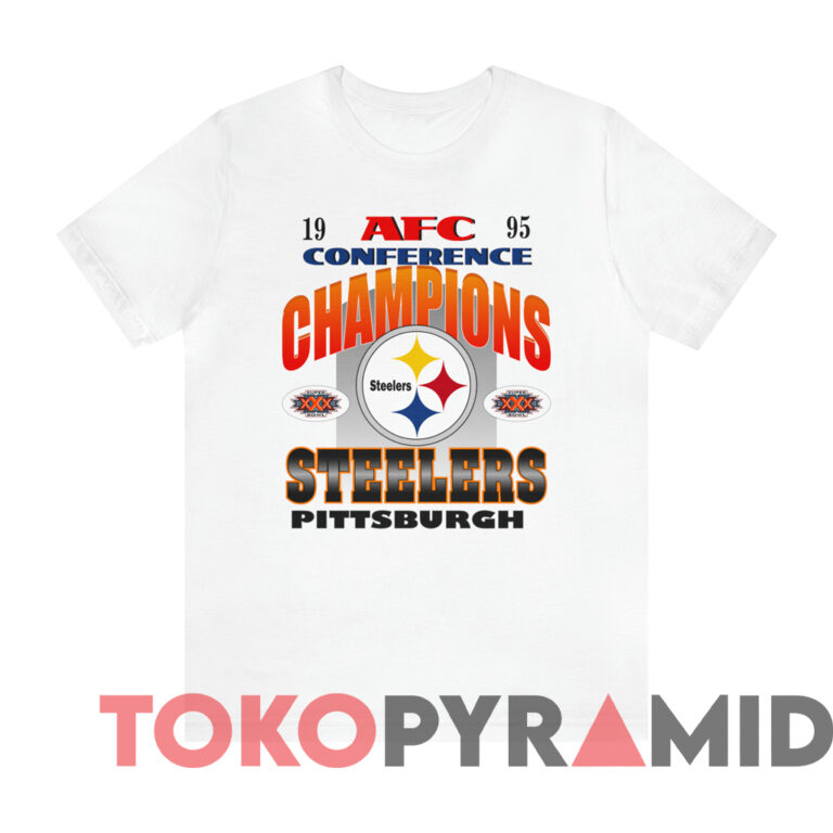 Vintage 1995 Pittsburgh Steelers AFC Conference Champions T Shirt ...