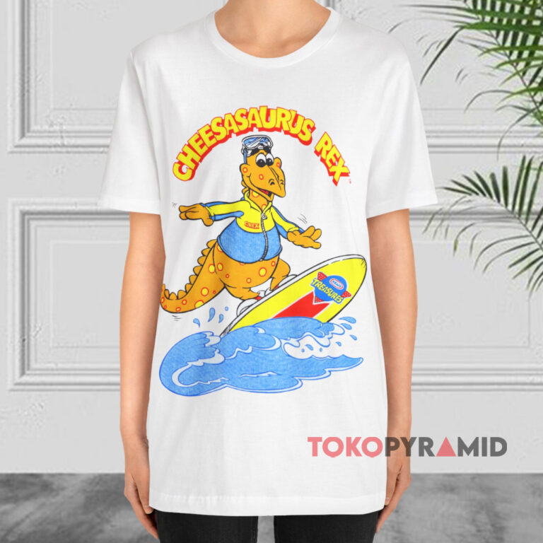 Vintage 90s Cheesasaurus Rex Kraft Macaroni And Cheese Shirt - TokoPyramid