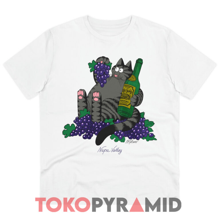 Vintage B Kliban Cat Napa Valley Wine Shirt - TokoPyramid