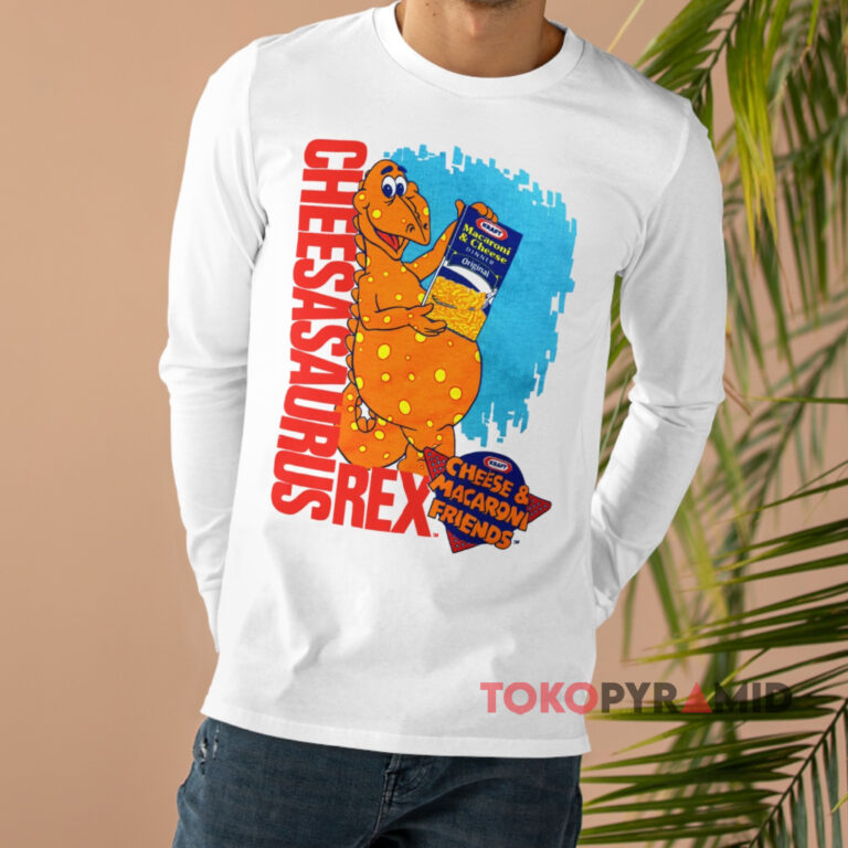 Vintage Cheesasaurus Rex Kraft Mac & Cheese Shirt - TokoPyramid