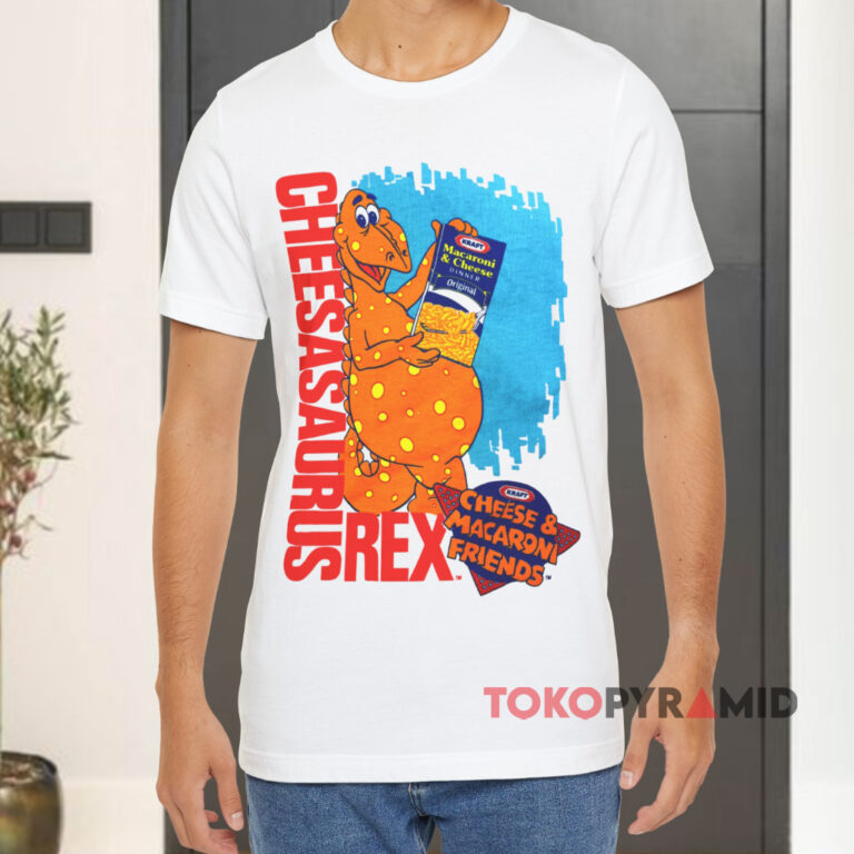 Vintage Cheesasaurus Rex Kraft Mac & Cheese Shirt - TokoPyramid