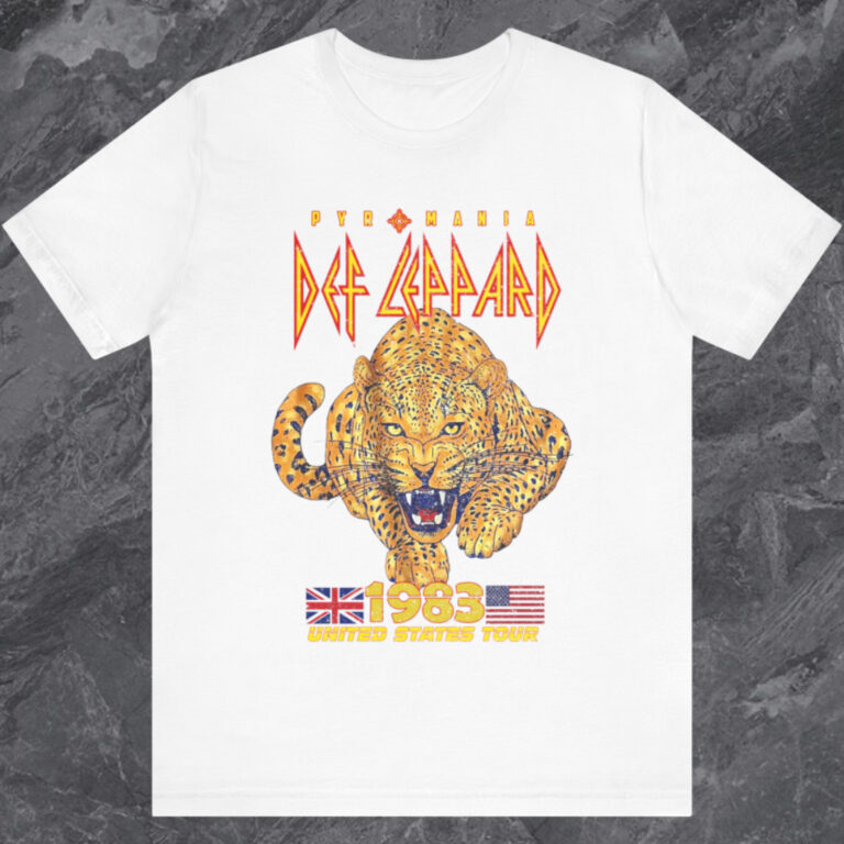 Vintage Def Leppard 1983 United States Tour Shirt - TokoPyramid