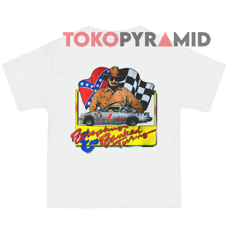 Vintage Hank Williams Jr. Bocephus Banked Turns Shirt - TokoPyramid