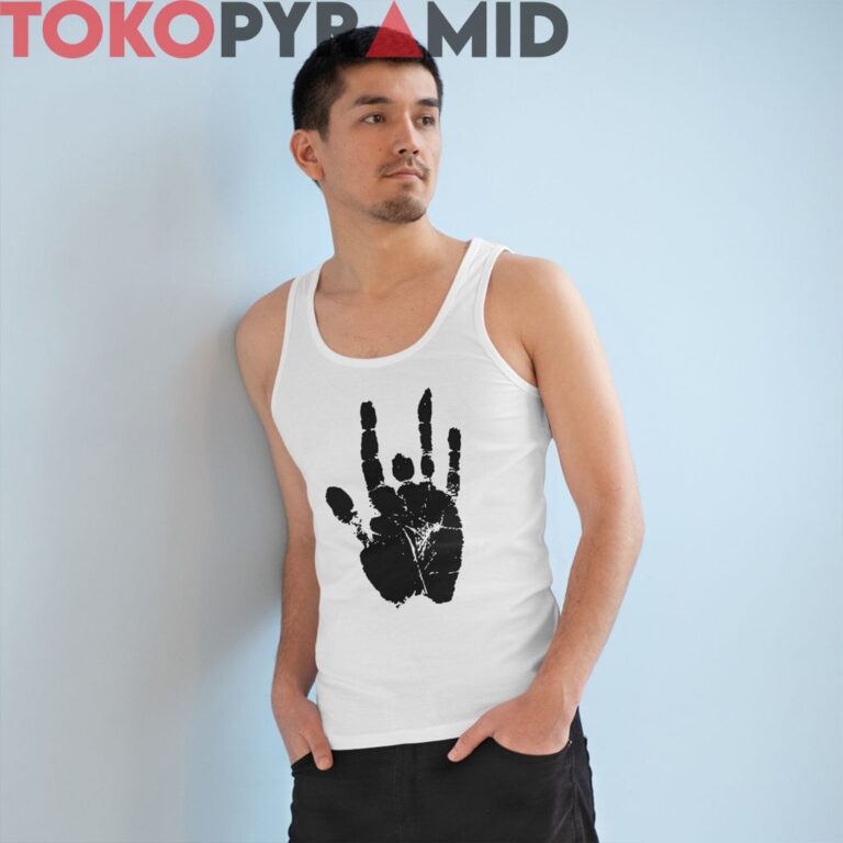 Vintage Jerry Garcia Handprint Shirt - TokoPyramid