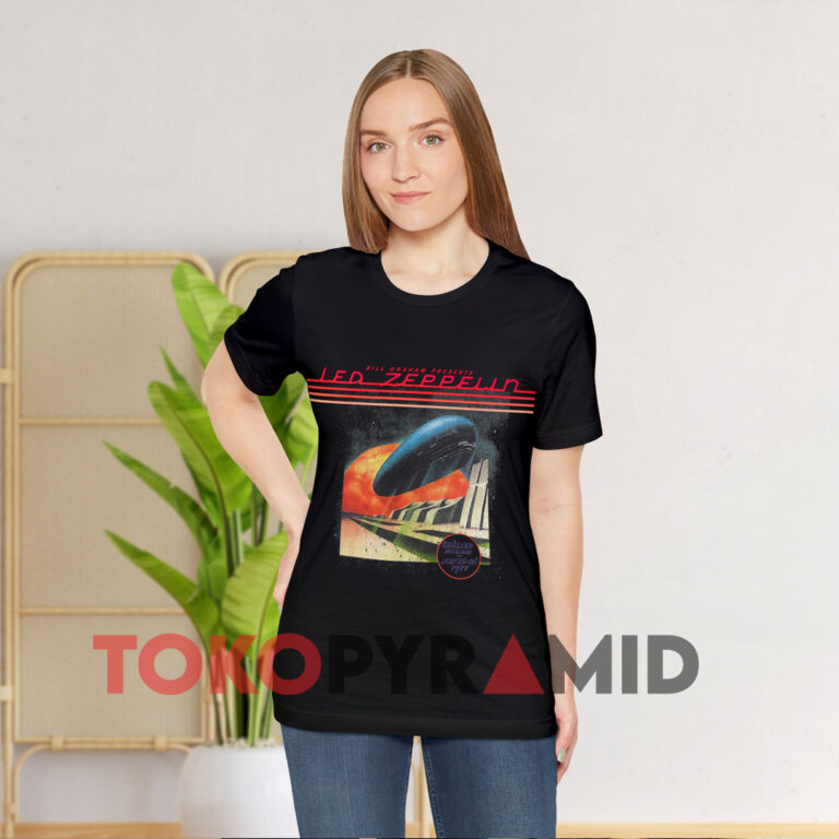 Vintage Led Zeppelin Oakland Stadium 1977 Shirt - TokoPyramid