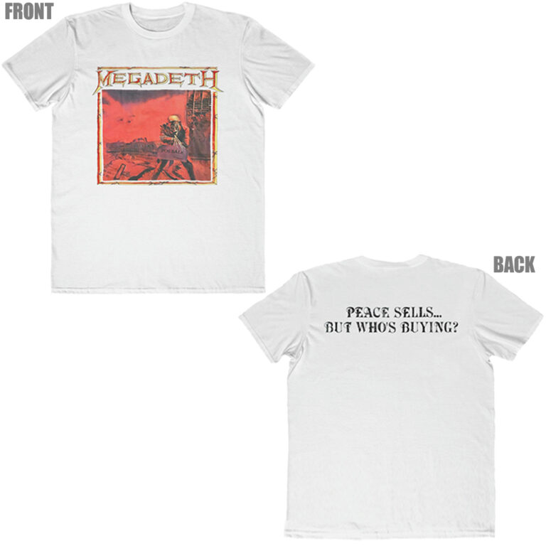 Vintage Megadeth Peace Sells Shirt - TokoPyramid