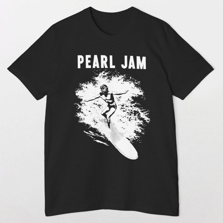Vintage Pearl Jam Gas Mask Surfer Shirt - TokoPyramid