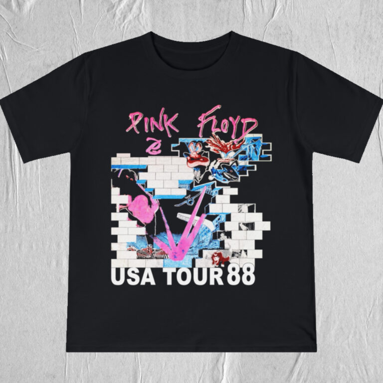 Vintage Pink Floyd USA Tour 1988 Shirt - TokoPyramid