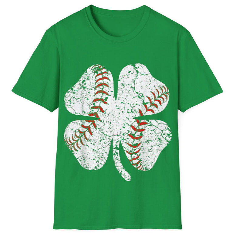 Vintage Shamrock Baseball St Patricks Day Shirt - TokoPyramid